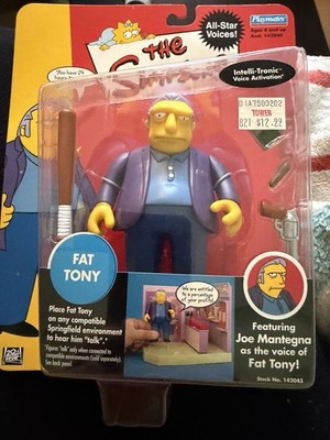 The Simpsons Fat Tony Figure Playmates Toys Intelli-Tronic Voice ...