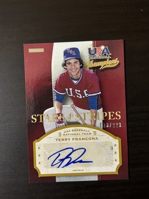 Terry Francona 2013 USA Baseball Champions Stars & Stripes Autograph ...