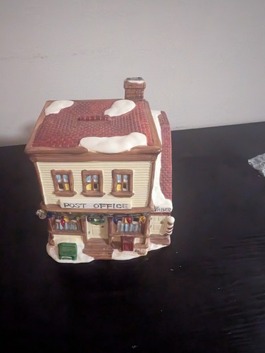 St. Nicholas Square Post Office Christmas Village Collection w/ Box ...