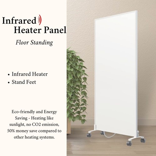 Far Infrared Panel Heater Free Standing Low Energy Heaters Home Indoor ...