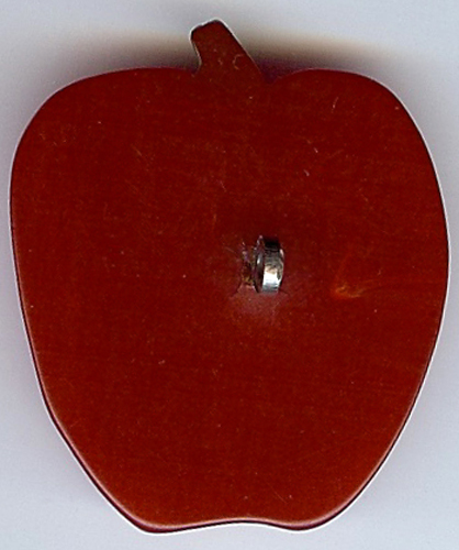 LARGE VINTAGE 1930'S CARVED RED BAKELITE APPLE BUTTON | eBay