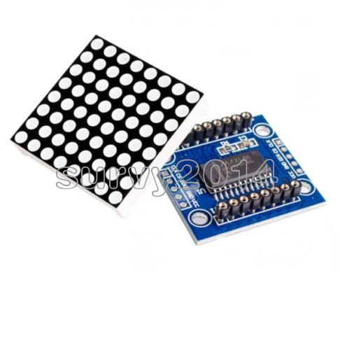 MAX7219 8x8 LED Punkt Matrix Modul Dot Matrix Module for Arduino ...