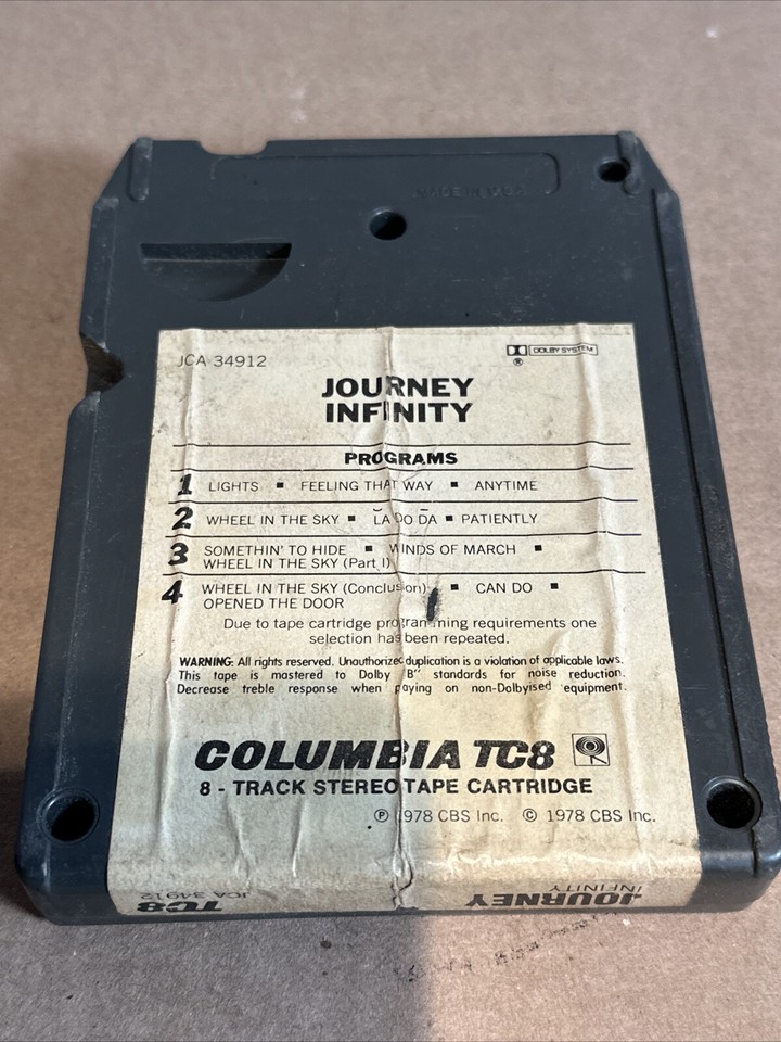 Vintage Journey Infinity 8 Track Tape | eBay