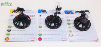 Heroclix Monthly OP Kit COMPLETE Symbiotes set of 3 figures w/cards ...