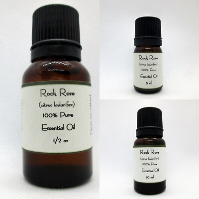 Rock Rose Pure Essential Oil Buy 100% Therapeutic grade oil | eBay