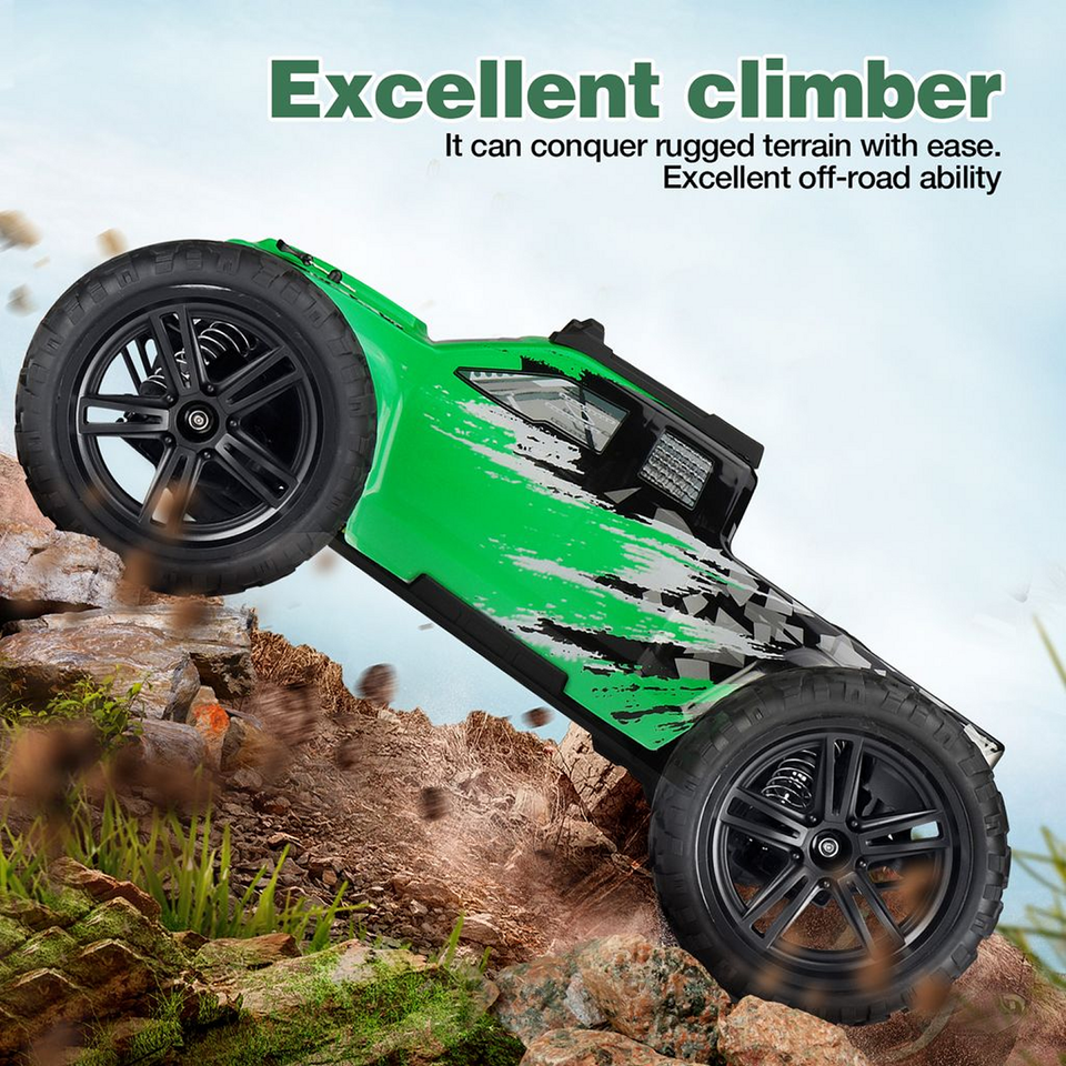 RC 4WD Basher Truck 16mph Speed On & Off Road Crawler Drift Monster Big ...