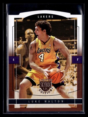 2003-04 Fleer Skybox Limited Edition Luke Walton Die-Cut Rookie /25 ...