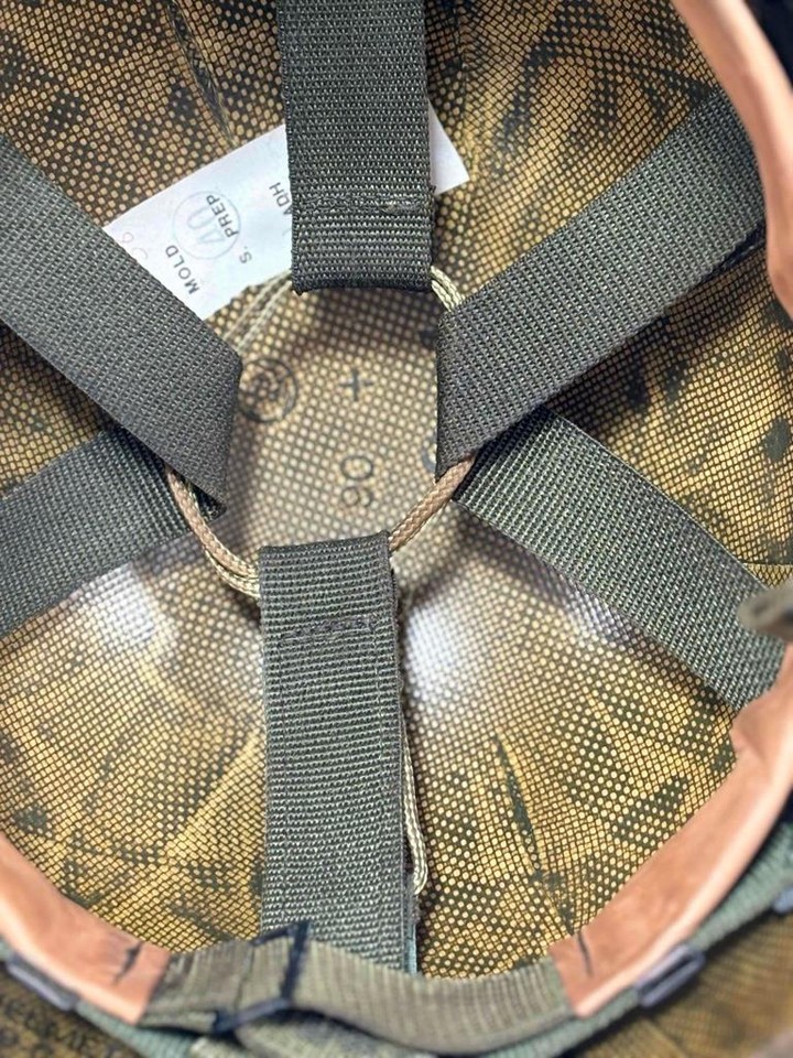 US Army PASGT Made w/ Kevlar Military Ballistic Helmet DL/A100-89-C ...