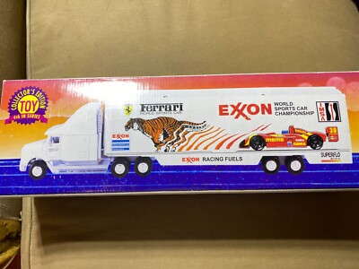 1995 Exxon Collector Car Carrier Truck In Original Box | eBay