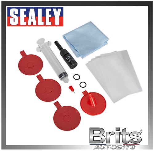 Sealey 1x Windscreen Repair Kit - Easy DIY Fix for Chips & Cracks ...