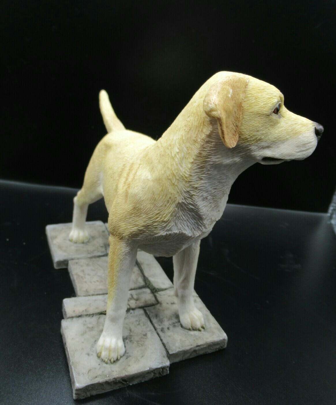 Sherratt & Simpson Handpainted Handcrafted Standing Golden Labrador Dog ...