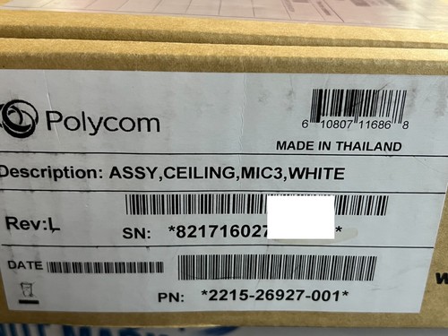Polycom 2215-26927-001 HDX Ceiling Microphone Array White | eBay