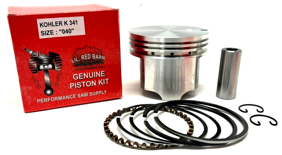 .040" PISTON FITS KOHLER K341, M16, 16HP CAST IRON ENGINES WHEEL HORSE ...