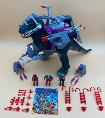 1988 TYCO Dino-Riders T Rex Tyrannosaurus Complete EXC w/Motor, Comic ...
