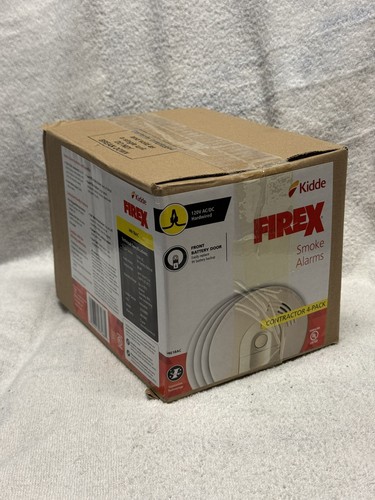 Kidde Firex i4618AC Smoke Detector Hardwired Battery Backup Alarm 4 ...