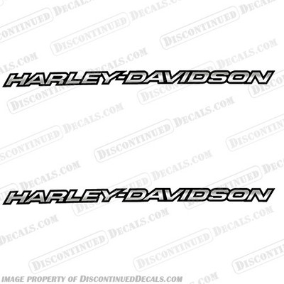 Fits Harley-Davidson Breakout Chrome Tank Motorcycle Flat Decals (Set ...