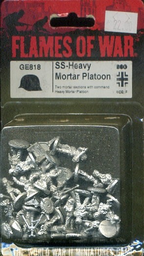 SS-Heavy Mortar Platoon 15mm WWII German Flames of War GE818 | eBay
