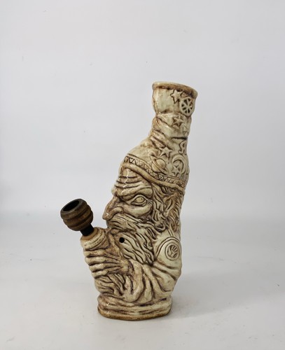 1975 vintage J Rumph Mind Circus ceramic wizard water bong pipe ...