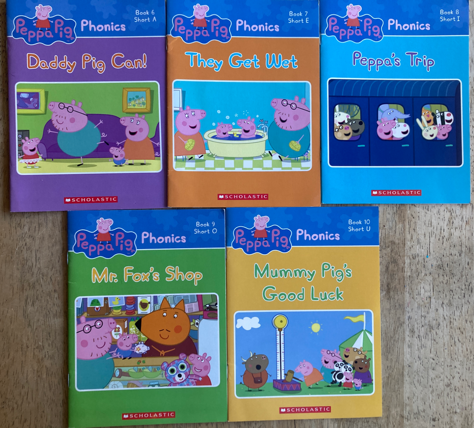 Peppa Pig Phonics Readers Easy Readers Scholastic | eBay