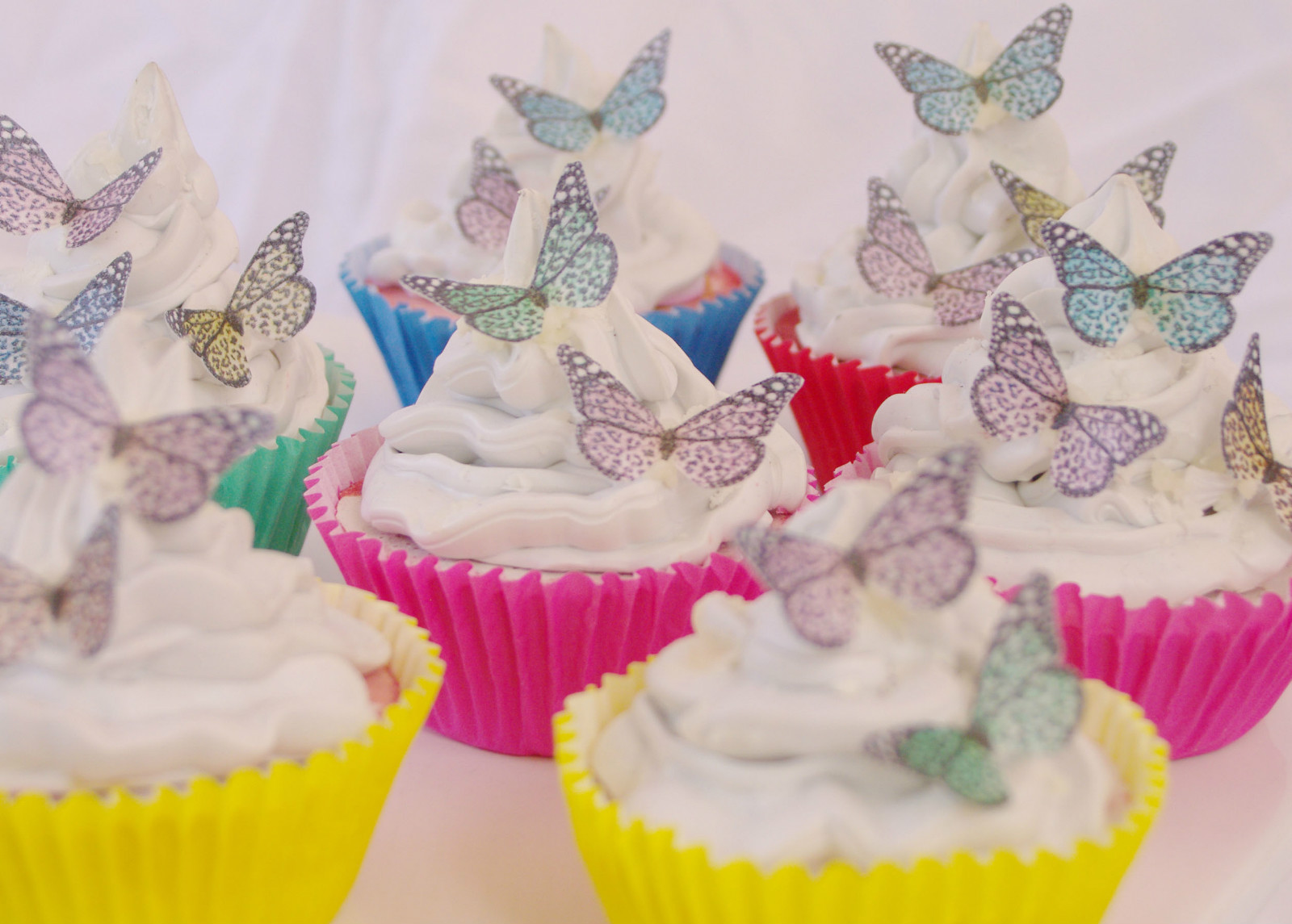 Butterfly Leopard Cake Topper 30pc Edible Africa Party Cheetah Print ...