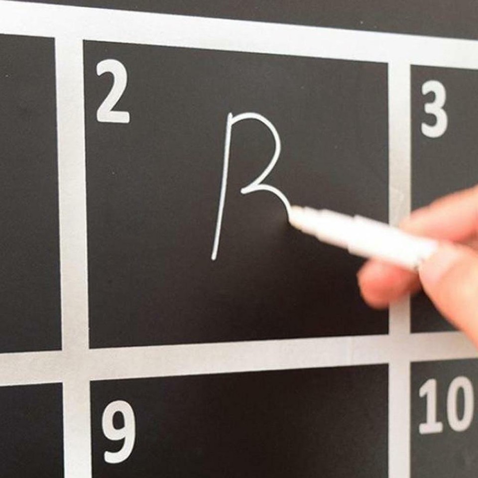 White Liquid Chalk Pens Marker For Glass Windows Blackboard Chalk New ...