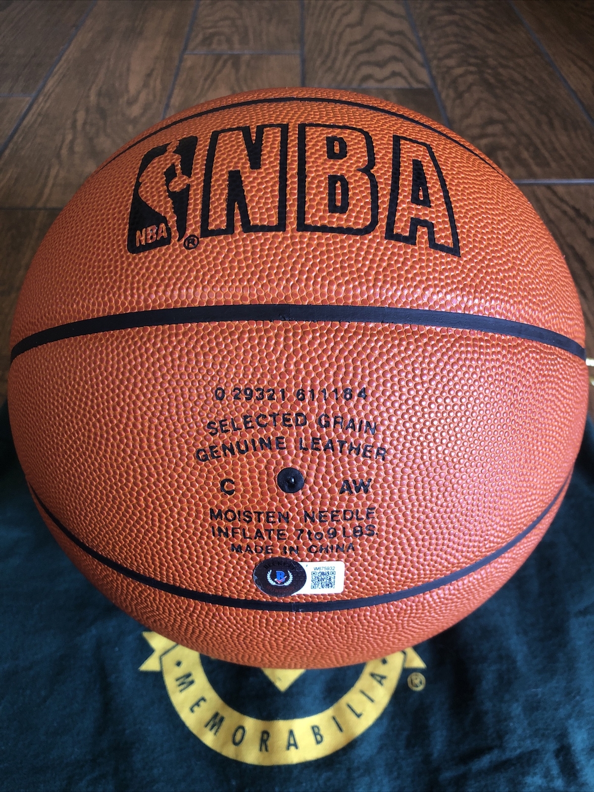 Lakers Kobe Bryant & Shaq Signed NBA Official Game Ball Upper Deck UDA ...