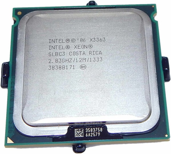 Intel Xeon X3363 2.83ghz Quad Core LGA 771 Socket J SLBC3 CPU Computer ...