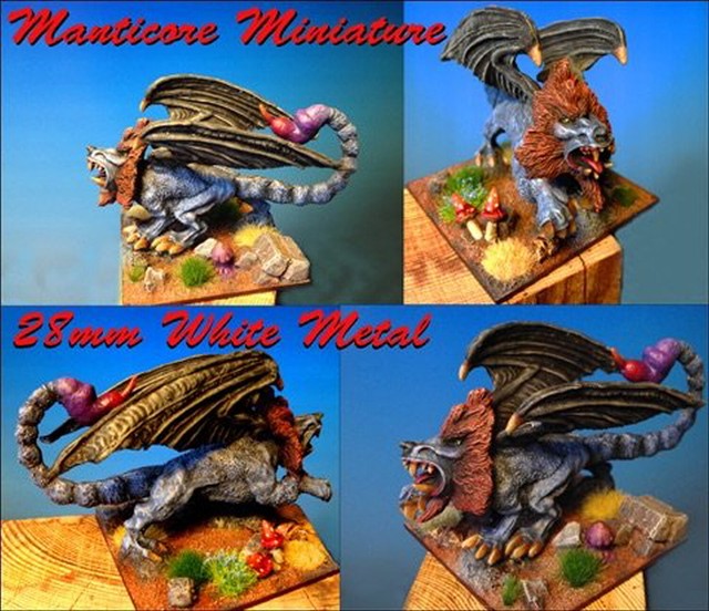 Manticore Wargame Warhammer LMF1 Unpainted 28mm Scale Langley Models ...