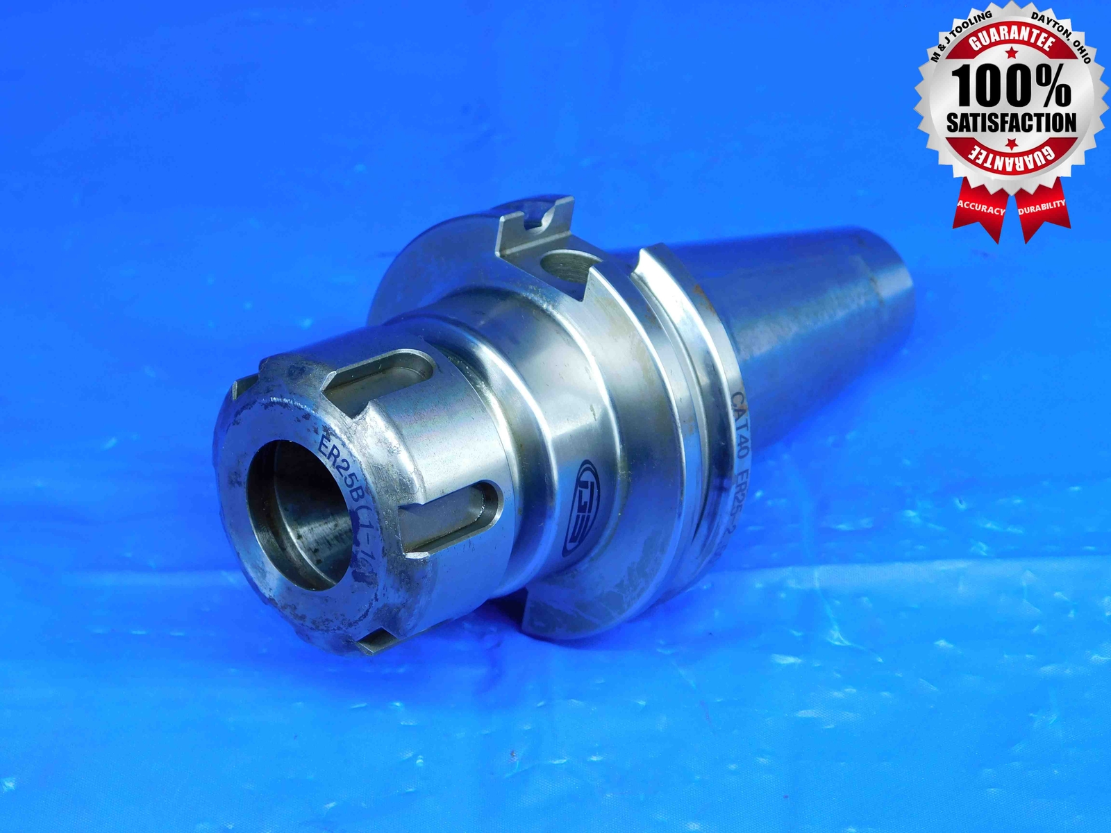 CAT40 GS ER25 COLLET CHUCK TOOL HOLDER 2 1/4 PROJ. CAT40 ER25-2.50 ER ...