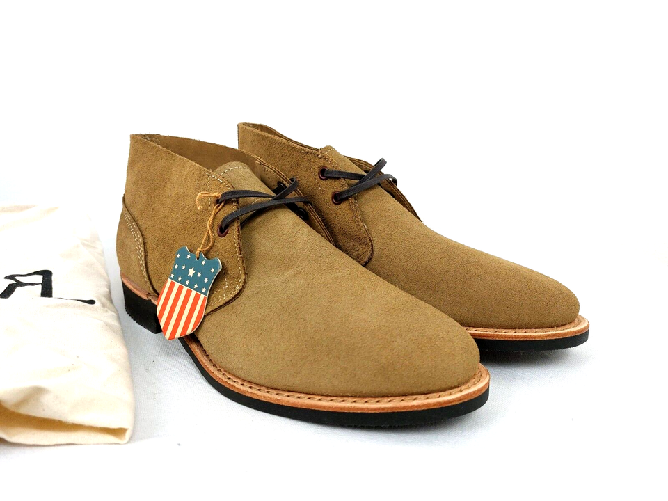 Ralph Lauren RRL Beige Powell Chukka Roughout Suede Boots 11 D US / 44 ...
