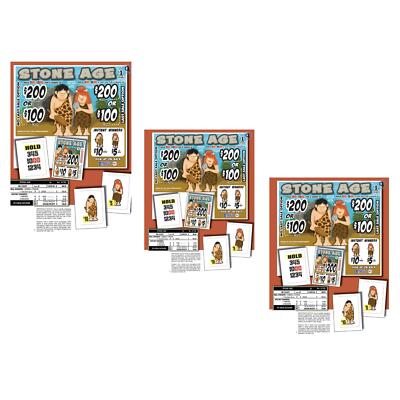 Pull Tickets Instant Tickets - 3 Pack Stone Age 380 ct | eBay