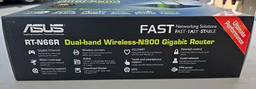 ASUS RT-N66R 900 Mbps 4 Ports Wireless Gigabit Router for sale online ...