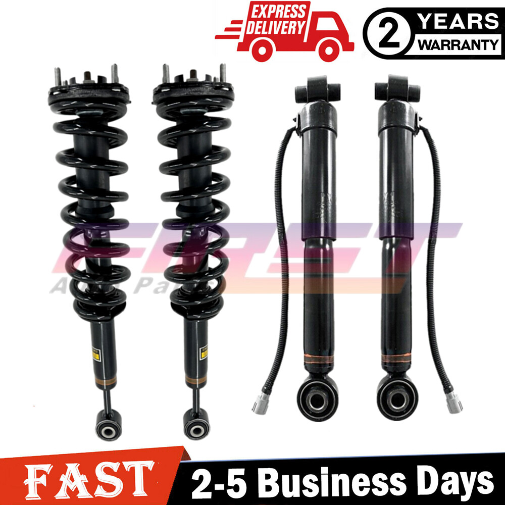 Full Set Front Rear Shock Absorbers Struts Electric For Toyota Sequoia ...