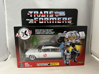 Transformers Ghostbusters Collaborative Ecto-1 Ectotron Version 1 Slimer MISB | eBay