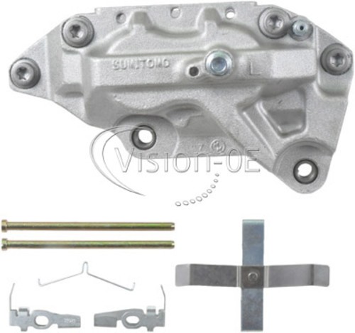 Disc Brake Caliper-Caliper with Installation Hardware fits 95-00 Lexus ...