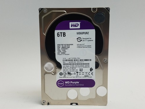 Western Digital Purple WD60PURZ 6 TB SATA III 3.5" Surveillance Drive ...