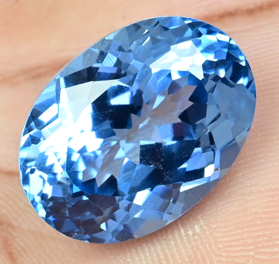 31.80 Ct Flawless Rare Natural Namibia Jeremejevite Certified Oval Cut ...