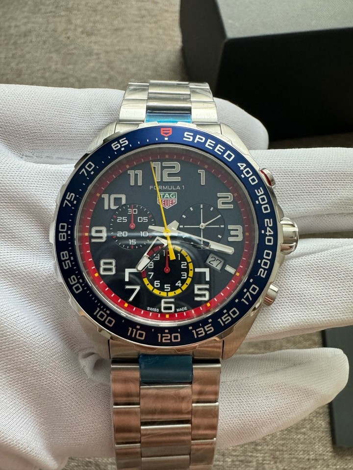 TAG Heuer Formula 1 X Red Bull Racing Quartz 43MM SS Men's Watch ...