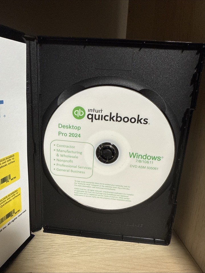 INTUIT QUICKBOOKS Desktop Pro 2024 Full DVD/USB For windows | eBay