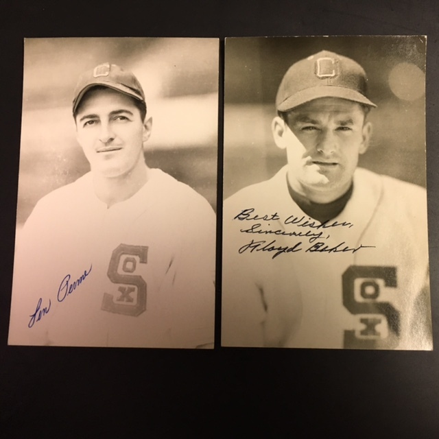 FLoyd Baker Signed Vintage Postcard Chicago White Sox JSA Precertified ...
