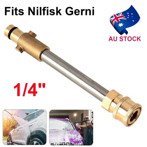 Fit Nilfisk Gerni Pressure Washer Lance Gun Adapter 1/4" Quick ...