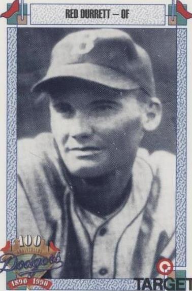 1990 Target Dodgers 100th Anniversary - Red Durrett #938 (RC) for sale ...