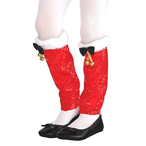 Amscan Christmas Holiday Party Santa Leg Warmers Child Size Pair Jingle ...