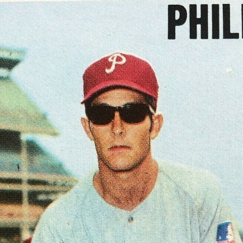 1970 Topps LOWELL PALMER Phillies "Sunglasses Cool Shades" Funny Real ...