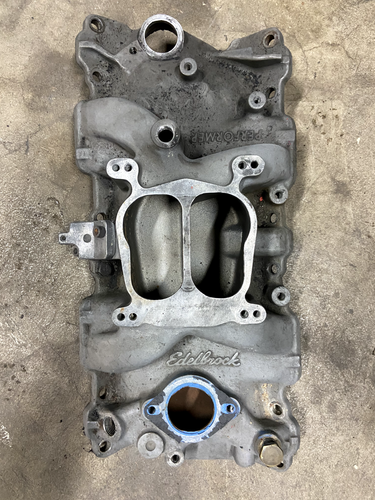 Edelbrock Performer Sbc 327 350 400 Chevy Aluminum 4 Bbl Intake ...
