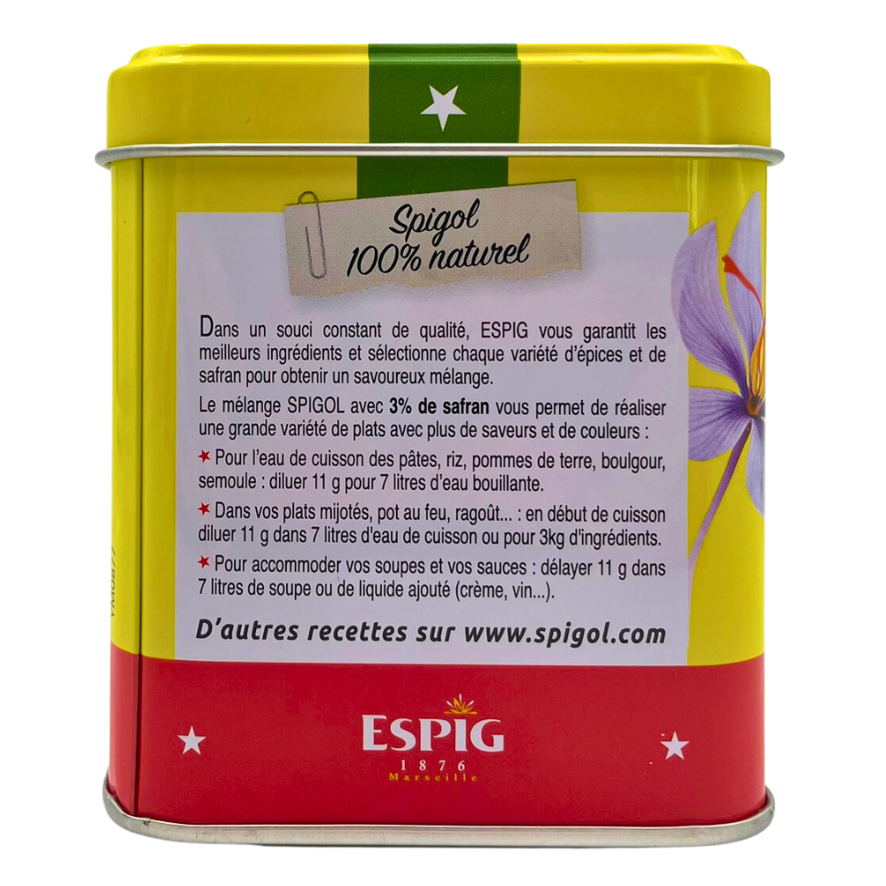 Spigol 100g French IMPORT 3 Saffron Spice Tin for sale online | eBay UK