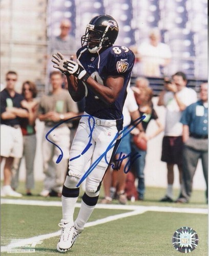 Travis Taylor Autographed 8x10 Photo Former Baltimore Ravens Football ...
