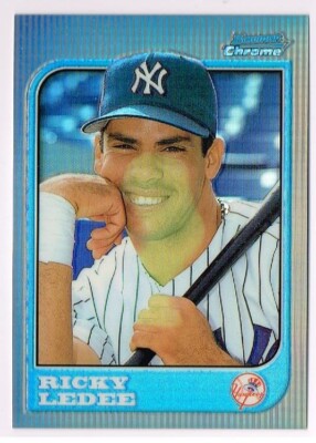 1997 Bowman Chrome Refractor #103 Ricky Ledee NY Yankees 4193* | eBay