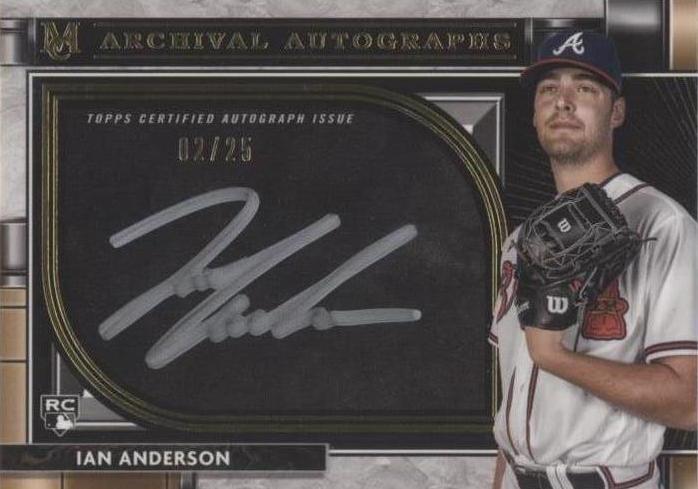 2021 Topps Museum Collection - Archival Autographs Ian Anderson #AA-IA ...
