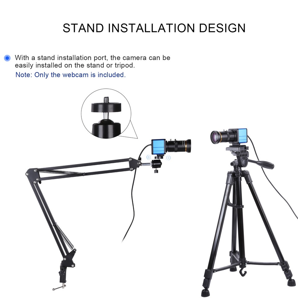 1080P HD USB Camera Computer Camera Webcam 2 Megapixels 80Degree Wide ...